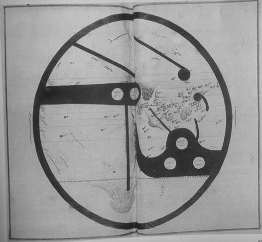 214.2 Balkhi world map with climate boundaries, 816 A.D.