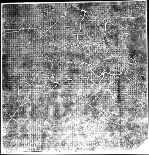 218.1 Yü Chi T'u [Map of the Tracks of Yü the Great], ca. 1137 A.D.